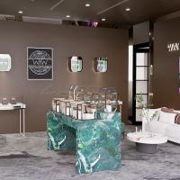 China Commercial Grade Wooden Jewelry Showcase With Security Locks for sale