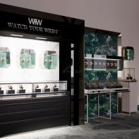China Commercial Grade Wooden Jewelry Showcase With Security Locks for sale