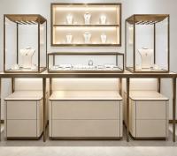 China Wholesale Custom Glass Jewelry Display Showcase Jewelry Store Design Wall Mounted Jewelry Display Cabinet Showcase for Shopping for sale