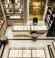 China Fancy Jewellery Kiosk for Mall Jewelry showcase Display with Led for sale
