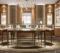 China Fancy Jewellery Kiosk for Mall Jewelry showcase Display with Led for sale
