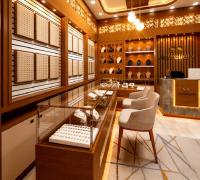 China Elegant Chinese Style Jewelry Display Kit, Luxury Glass Showcase & Wall Display for High-End Jewelry Boutique for sale