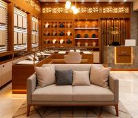 China Elegant Chinese Style Jewelry Display Kit, Luxury Glass Showcase & Wall Display for High-End Jewelry Boutique for sale