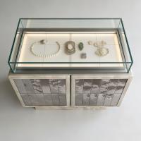 China Commercial Wooden Glass Jewelry Display Cabinet with Lockable Door for sale