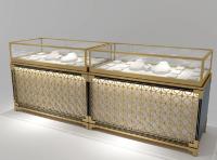 China Customizable Modern Jewelry Display Cabinets with LED Lighting for Luxury Stores & Shopping Malls for sale