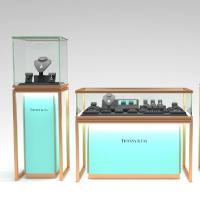 China Customizable Modern Jewelry Display Cabinets with LED Lighting for Luxury Stores & Shopping Malls for sale