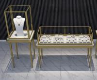 China Customizable Modern Jewelry Display Cabinets with LED Lighting for Luxury Stores & Shopping Malls for sale