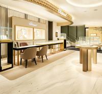 China Luxury Jewelry Consultation Glass Display Case, Premium Glass Showcase for High-End Jewelry Stores for sale