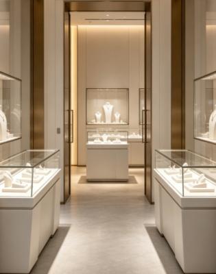China Custom Glass museum Display Counter Commercial Retail Store Furniture Half Version museum Display Case Display Cabinet for sale