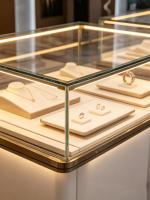 China Easy Clean Surface Finish Jewelry Display Props with Eco-Friendly Materials and Customized Shelf Dimensions for sale