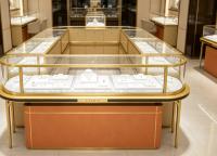 China Upright Display Case with 50kg Per Shelf Weight Capacity Ultra-Clear Low-Reflection Tempered Glass and Built-in High-CRI LED Lighting for sale