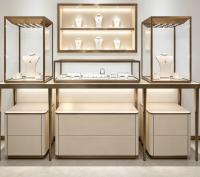China Upright Display Case with Built-in High-CRI LED Lighting, 50kg Per Shelf Weight Capacity, and Adjustable Glass Shelves for sale