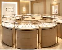 China Upright Display Case with 50 Lbs Weight Capacity Per Shelf, Built-in High CRI LED Lighting System, and Adjustable Glass Shelves for Showroom for sale