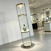China Wall Mounted Display Case with 50kg Per Shelf Weight Capacity, Adjustable Glass Shelves, and Front Opening Soft-Close Mechanism for sale