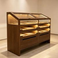 China Adjustable Glass Shelves Wall Mounted Display Cabinet with 50kg Per Shelf Weight Capacity and Front Opening Soft-Close Doors for sale