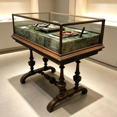 China 120cm X 60cm X 75cm Jewelry Display Table with High-gloss Finish and Key Lock for Secure Jewelry Presentation for sale