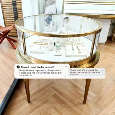 China Sealed Dust-Proof Jewelry Shop Design with Easy Clean Surface and Customizable Size for Luxury Boutiques for sale