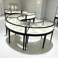 China Easy To Clean Jewelry Display Holders with LED Ceiling Light Made from Eco-friendly Materials for Showrooms for sale