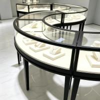 China Easy To Clean Jewelry Display Holders with LED Ceiling Light Made from Eco-friendly Materials for Showrooms for sale