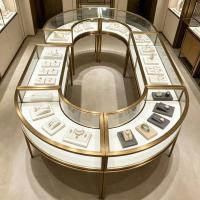 China Easy Clean Sealed Dust-Proof Jewelry Shop Design with 12 V Modern Jewelry Shop Interior for sale