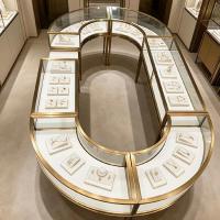 China Easy Clean Sealed Dust-Proof Jewelry Shop Design with 12 V Modern Jewelry Shop Interior for sale