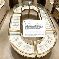 China Easy Clean Sealed Dust-Proof Jewelry Shop Design with 12 V Modern Jewelry Shop Interior for sale