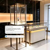 China Customized Jewelry Display Props with 360° Rotatable Stands Made from Eco-friendly Materials for sale