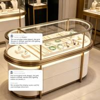 China 60KG Sealed Dust-Proof Easy Clean Jewelry Shop Design and Jewelry Display Case for Luxury Retail Stores for sale