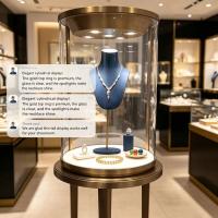 China Customized Jewelry Display Stands Made From Eco-friendly Materials With 360° Rotatable Ergonomic Bust & Stand Design for sale