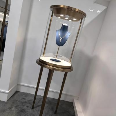 China Customized Jewelry Display Stands Made From Eco-friendly Materials With 360° Rotatable Ergonomic Bust & Stand Design for sale
