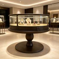 China Customized Shelf Dimensions Jewelry Counter with Matte Finish and Shipping By Sea for Store and Showroom for sale