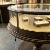China Customized Shelf Dimensions Jewelry Counter with Matte Finish and Shipping By Sea for Store and Showroom for sale