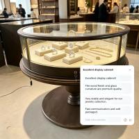 China Customized Shelf Dimensions Jewelry Counter with Matte Finish and Shipping By Sea for Store and Showroom for sale