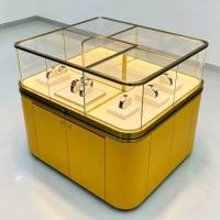 China Customized Shelf Dimensions Jewelry Counter with Modern Fashion Style and Dis-Assemble For Ships Design for sale