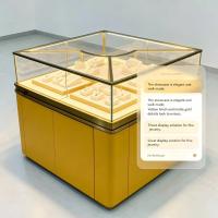 China Customized Shelf Dimensions Jewelry Counter with Modern Fashion Style and Dis-Assemble For Ships Design for sale