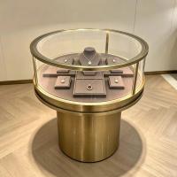 China Wooden Jewelry Counter with Customized Shelf Dimensions and Dis-Assemble Structure in Matte Finish for Storefront Presentation for sale
