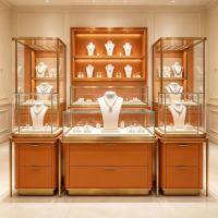 China 120cm X 60cm X 75cm Jewelry Display Table with Solid Back and Lockable Compartments for Secure Jewelry Presentation for sale