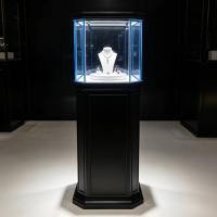 China Customized Upright Display Case 72 Inches H X 36 Inches W X 18 Inches D with Adjustable Glass Shelves and Built-in High-CRI LED Lighting for sale