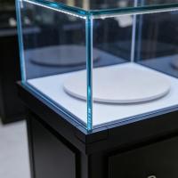 China Customized Upright Display Case 72 Inches H X 36 Inches W X 18 Inches D with Adjustable Glass Shelves and Built-in High-CRI LED Lighting for sale