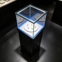China Customized Upright Display Case 72 Inches H X 36 Inches W X 18 Inches D with Adjustable Glass Shelves and Built-in High-CRI LED Lighting for sale