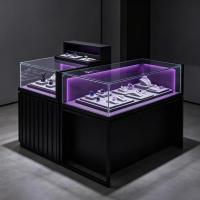 China Luxury Front Showcase with Sliding Glass Doors and Customized Shelf Dimensions Supporting 50kg Per Shelf for sale