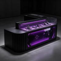 China Luxury Front Showcase with Sliding Glass Doors and Customized Shelf Dimensions Supporting 50kg Per Shelf for sale