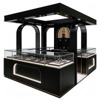 China 50kg Per Shelf Weight Capacity Upright Display Case with Adjustable Glass Shelves and Natural Marble Base for sale