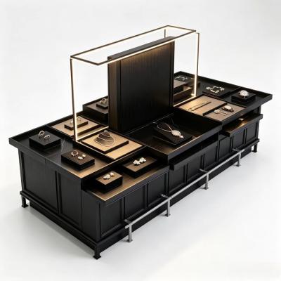 China Upright Display Case with 50kg Per Shelf Weight Capacity, Built-in High-CRI LED Lighting, and Adjustable Glass Shelves for sale