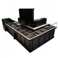 China Upright Display Case with 50kg Per Shelf Weight Capacity, Built-in High-CRI LED Lighting, and Adjustable Glass Shelves for sale
