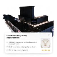 China Upright Display Case with 50kg Per Shelf Weight Capacity, Built-in High-CRI LED Lighting, and Adjustable Glass Shelves for sale