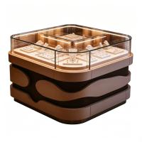 China Customized Shelf Type Jewelry Counter with Installed Lights and No Need Install for Jewelry Stores for sale
