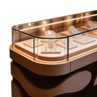 China Customized Shelf Type Jewelry Counter with Installed Lights and No Need Install for Jewelry Stores for sale