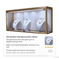 China Lockable Storage Cabinets Island Display Cabinet with 360° Panoramic Circular Design and Anti-reflective Explosion-proof Glass for sale