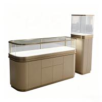 China Matte Green PU Leather Jewelry Display Rack with 3-tier Display Slots and Easy Clean Surface for sale